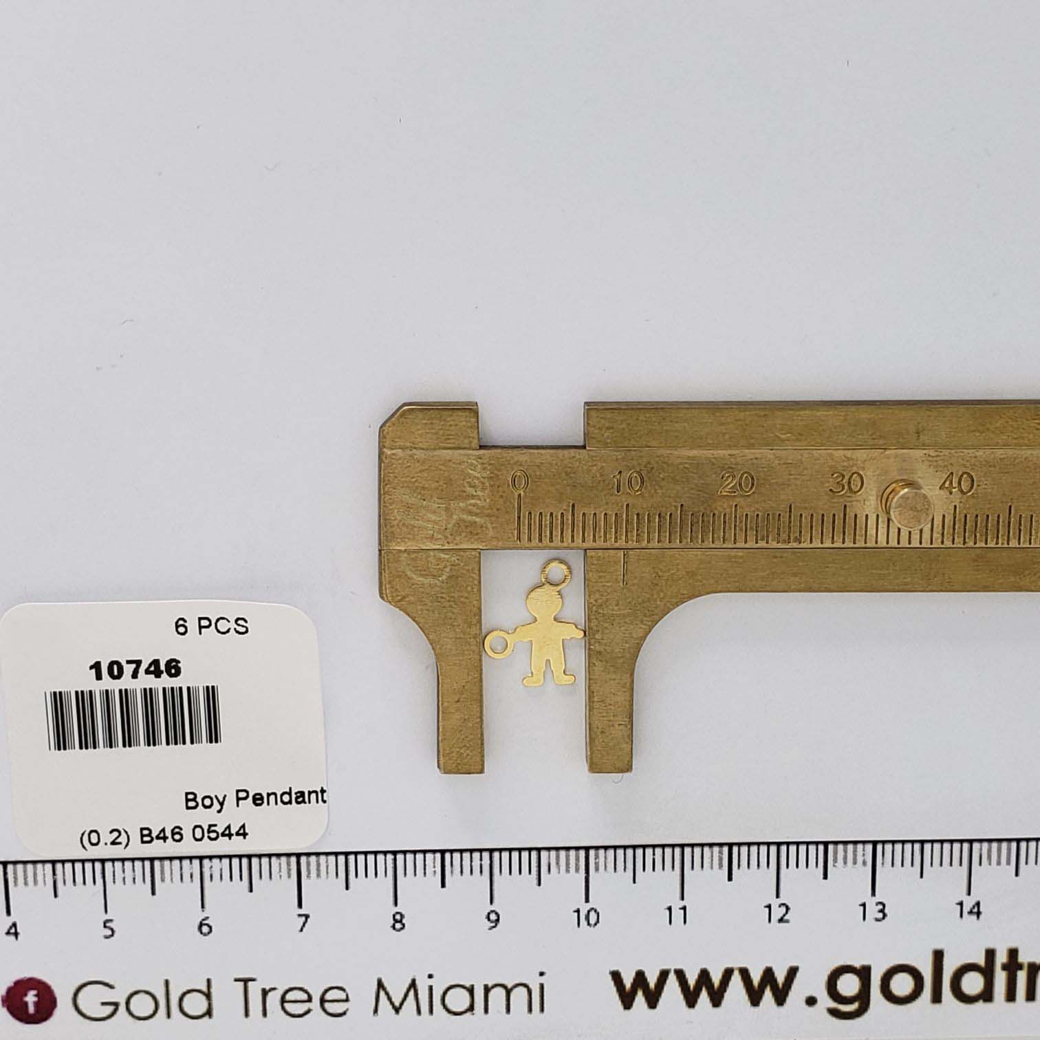 Two Hole Mini Boy Pendant